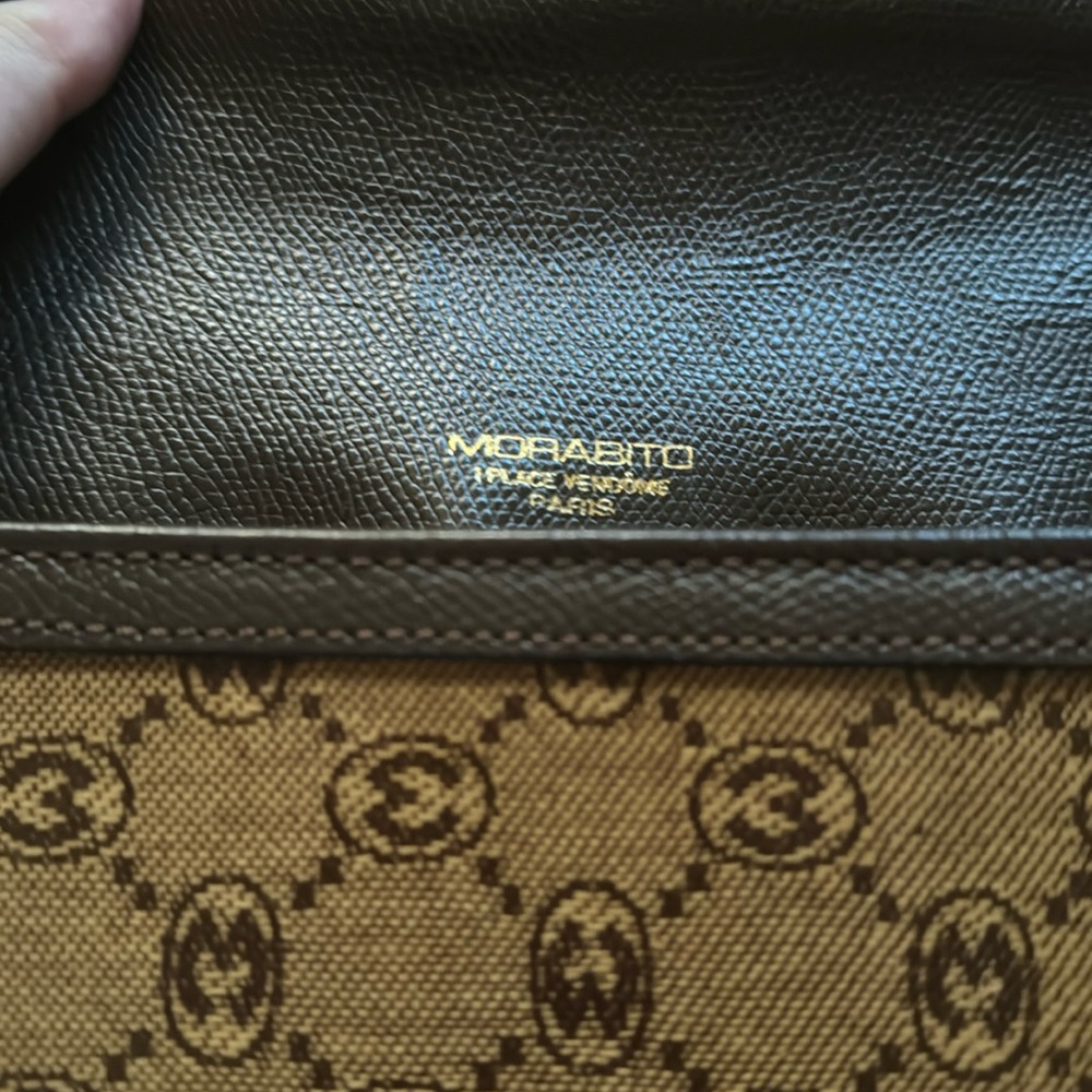 Morabito Monogram Saddle, Cross Or Shoulder Bag W Sna… - Gem